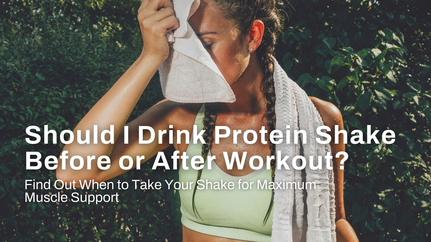 Should You Drink a Protein Shake Before or After Workout? – Drink Harlo