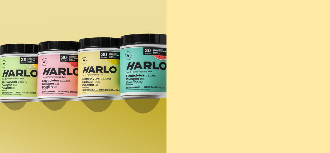 Harlo 3-in-1 Performance Hydration: Electrolytes, Creatine & Collagen ...